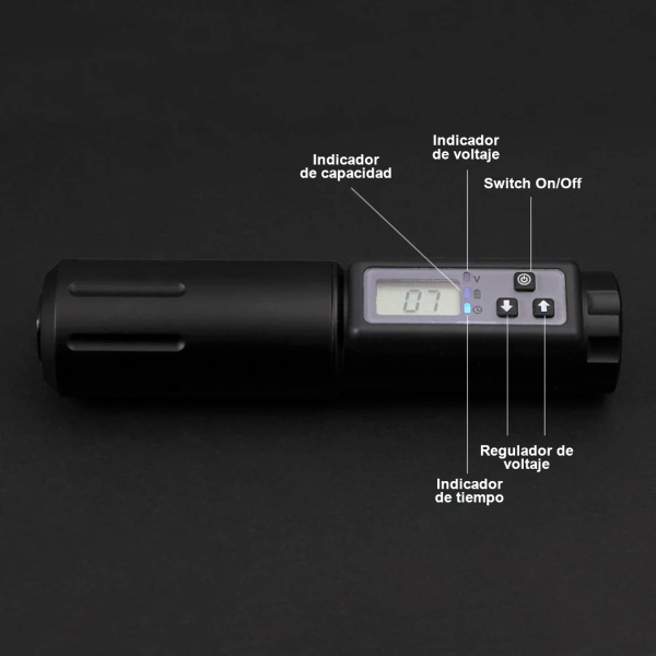 Maquina Pen Garage XR1 Inalambrica – Seba Ferroni Tattoo Supplies